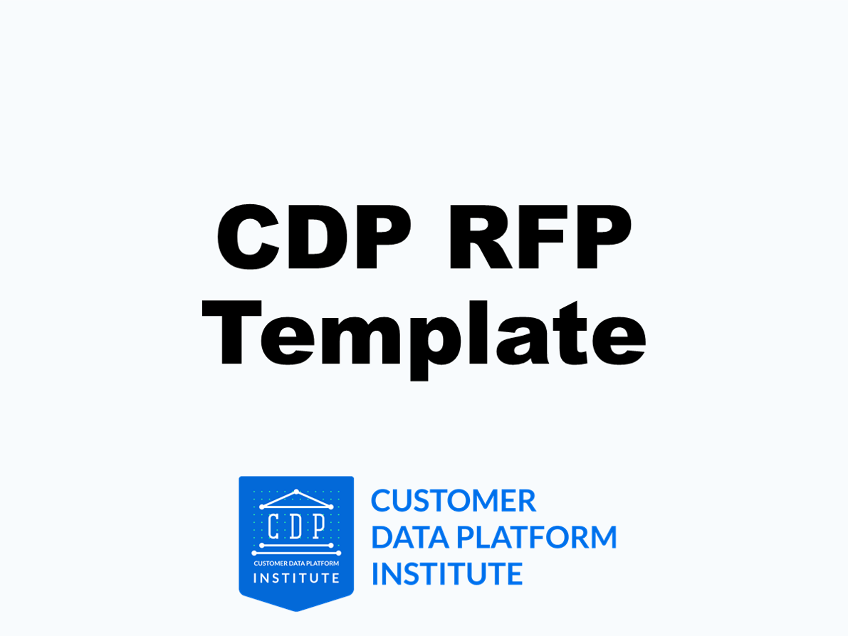 CDP RFP Template CDP Institute